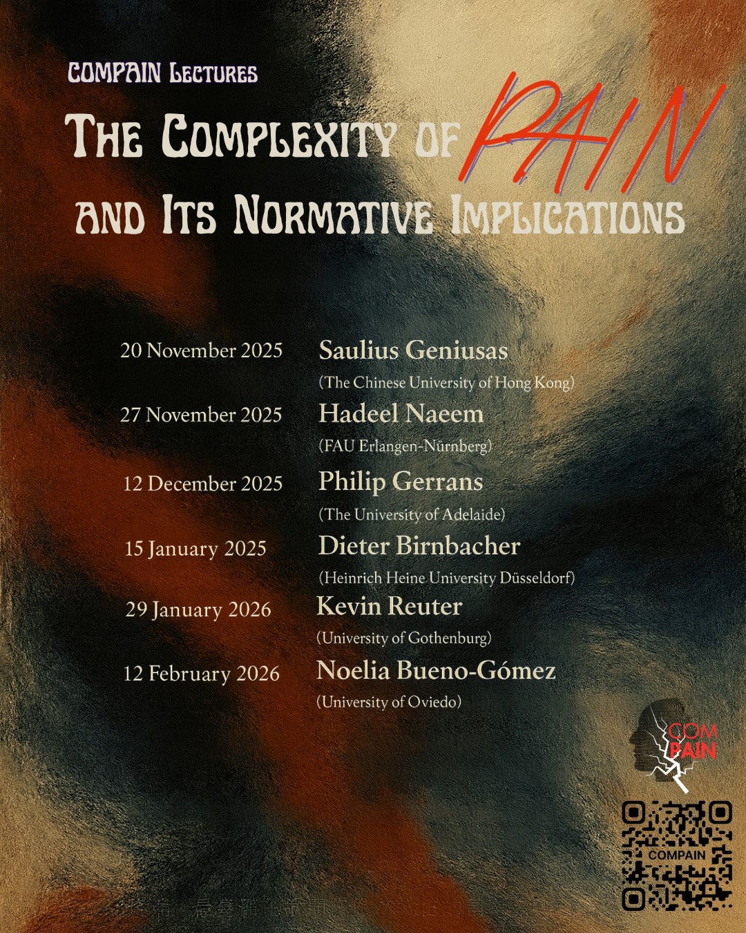 COMPAIN Lectures – The Complexity of Pain and Its Normative ...